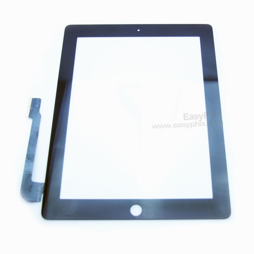 iPad 3 / iPad 4 Touch screen with Adhesive Tape [Black] [High Quality]