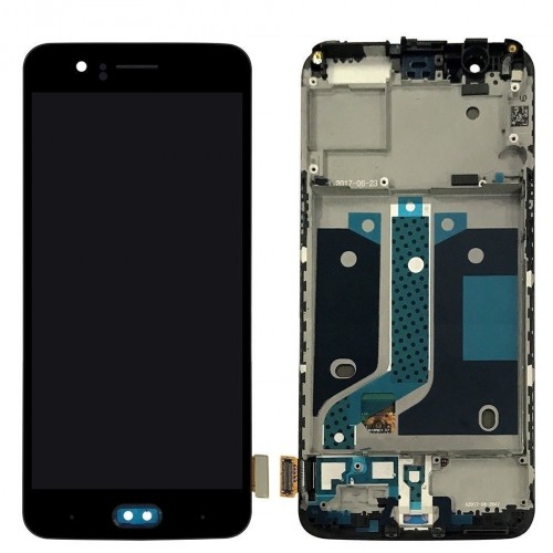 OnePlus 5 LCD and Touch Screen with Frame Assembly [Black]